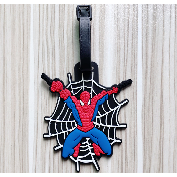 Spiderman Cartoon Tag, Superman Tag, Luggage Tag, Travel Backpack ...