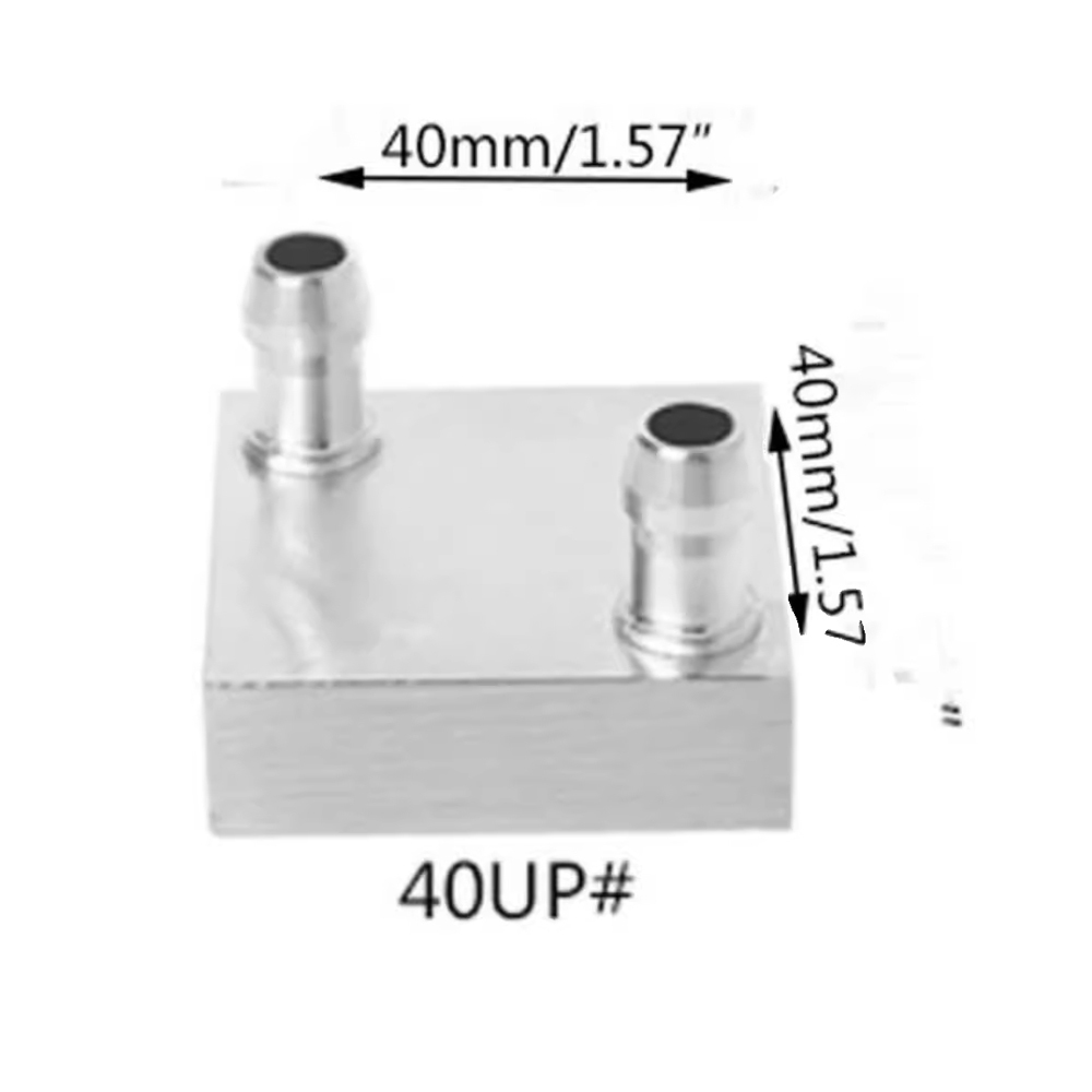 Aluminum water block 30/40/80/120/160 cold and heat exchanger CPU ...