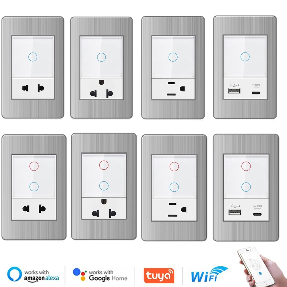 VISWE smart switch for light wireless switch for light usb socket 3 pin socket 2 pin socket,118 ...