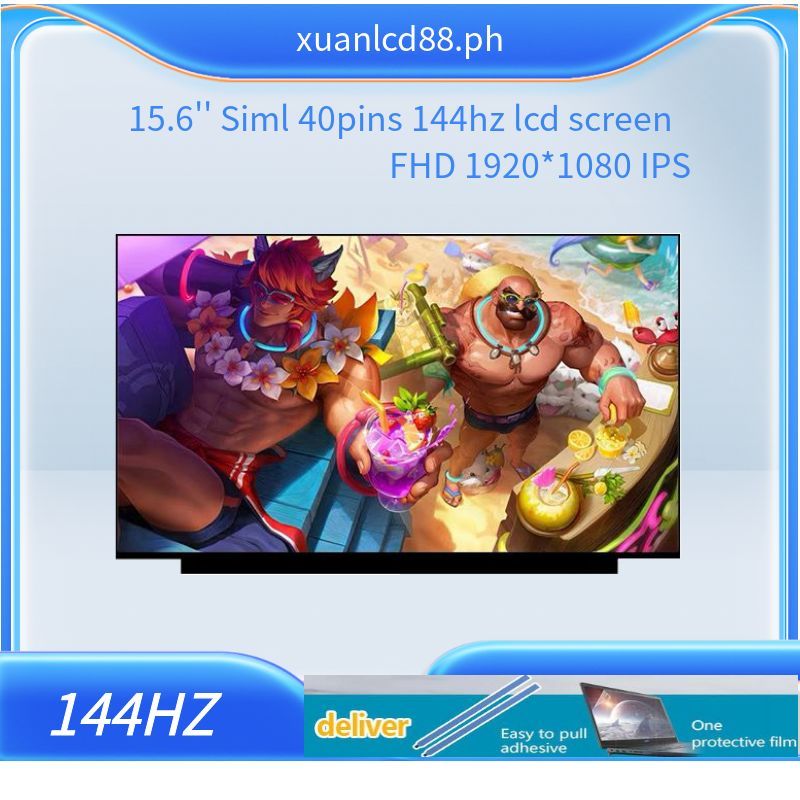 15.6" FHD Slim 40pin LCD Screen NE156FHM-NX6 NE156FHM-NX9 B156HAN09.2 ...