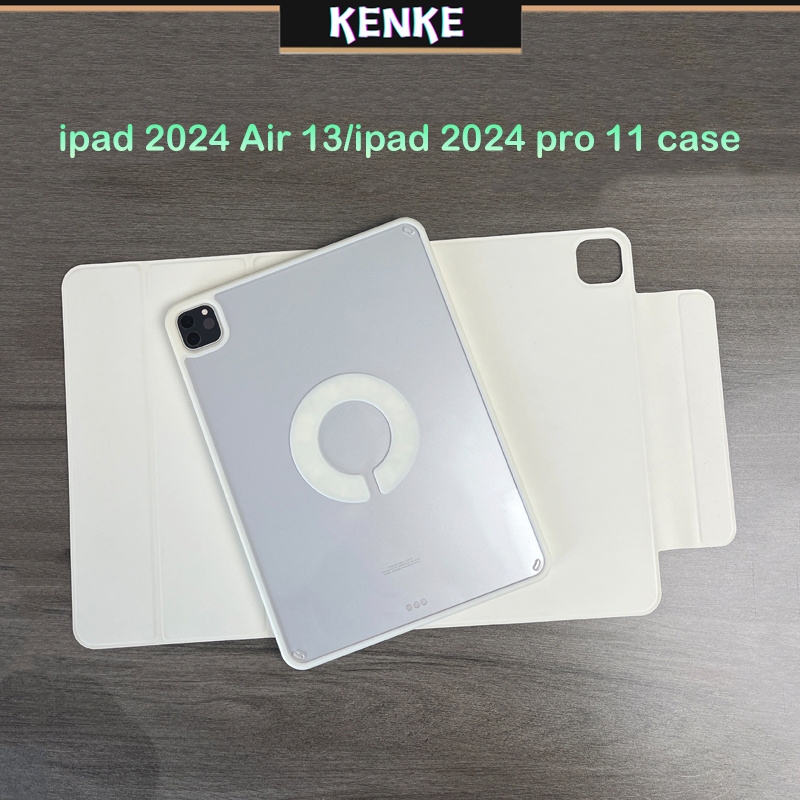 KENKE iPad case 3-in-1, removable transparent acrylic case for ipad ...