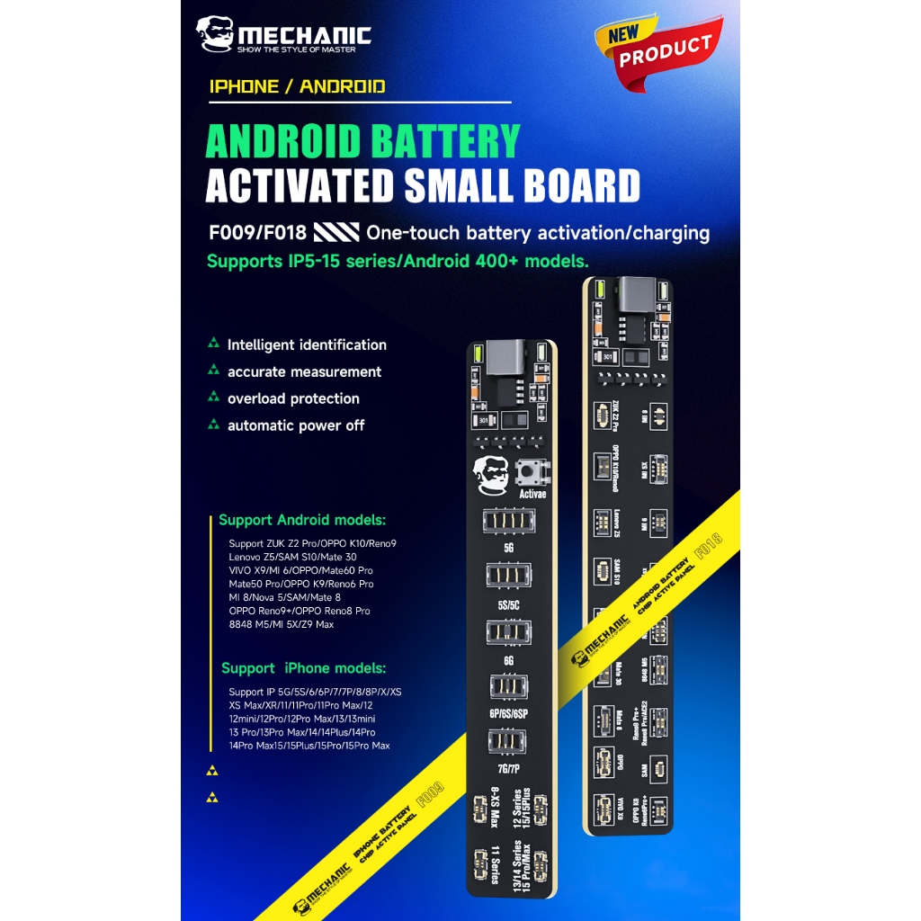 Mechanic F009/F018 Maintenance Guy Battery Activation Small Board Support Apple 5~15PM Full ...