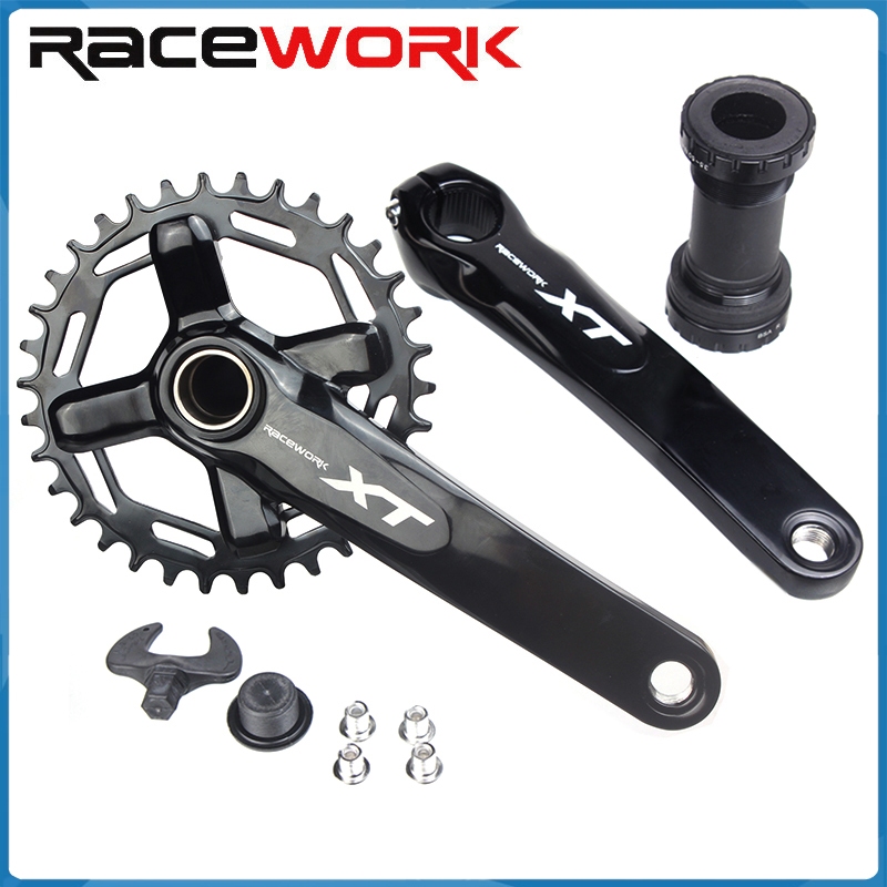 RACEWORK XT Crankset with Bottom Bracket 1x/2x 170/175mm Crank 104BCD ...