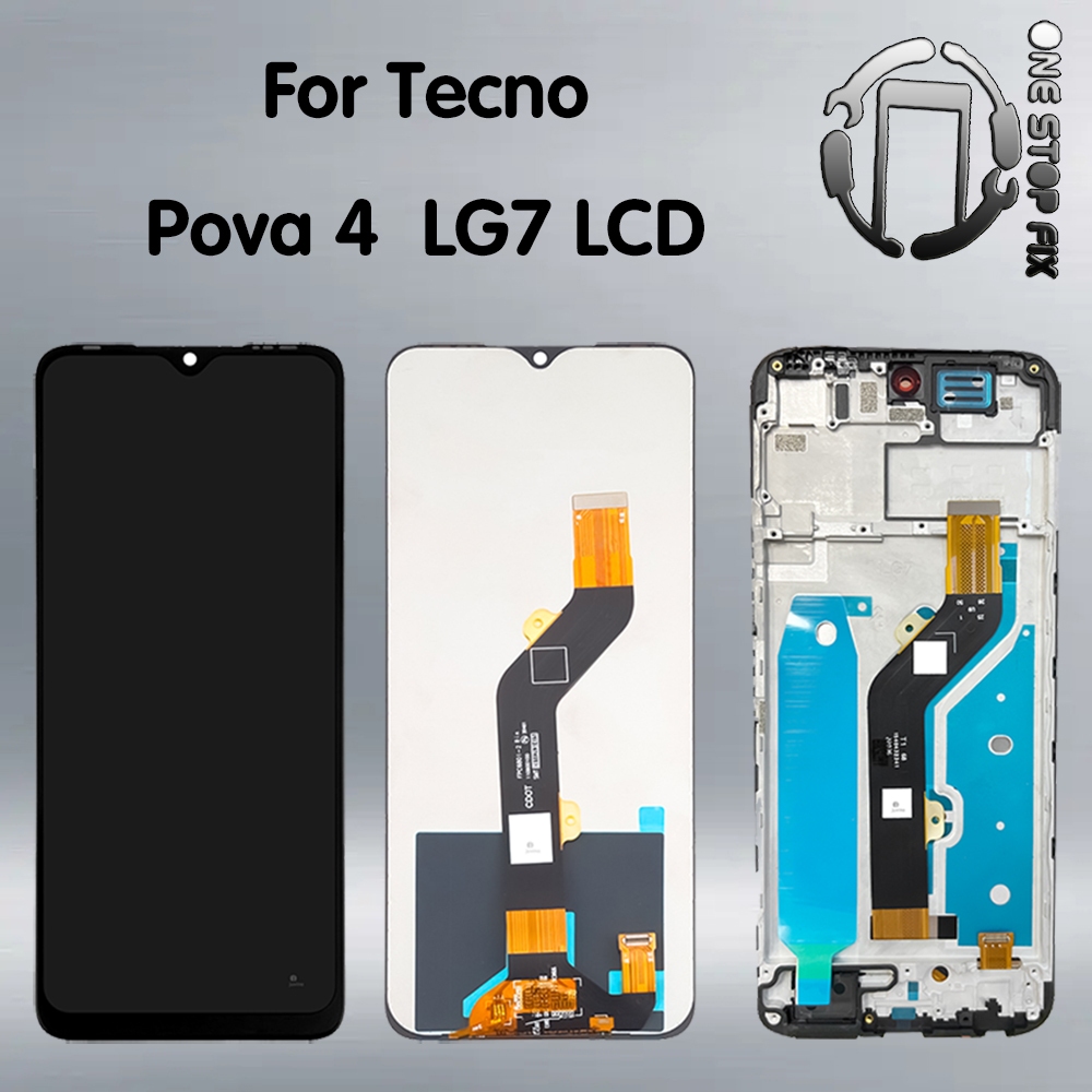 For Tecno Pova 4 Pova4 LG7 LG7n LCD Display Touch Screen Digitizer ...