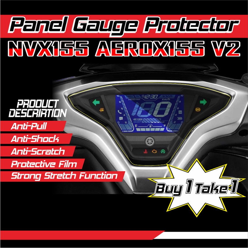 (BUY 1 TAKE 1) yamaha aerox v2 motorcycle dashboard panel gauge ...