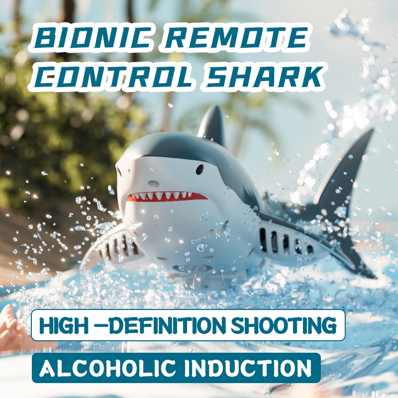 2.4g Simulation S6 Remote Control Shark/HD Camera Underwater Shooting ...