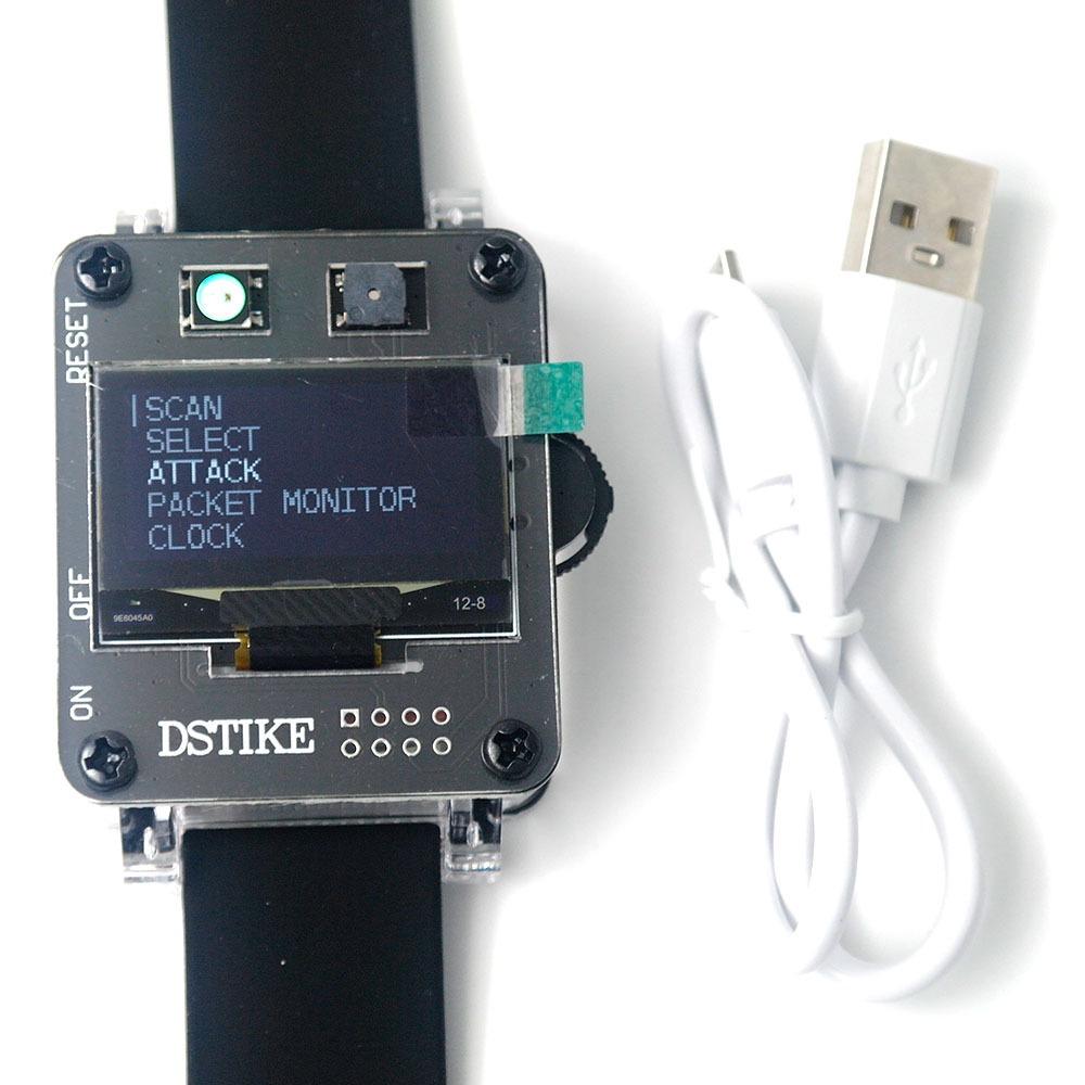 DSTIKE Deauther Watch SE ESP8266 Programmable Development Board | Smart Watch | Arduino ...