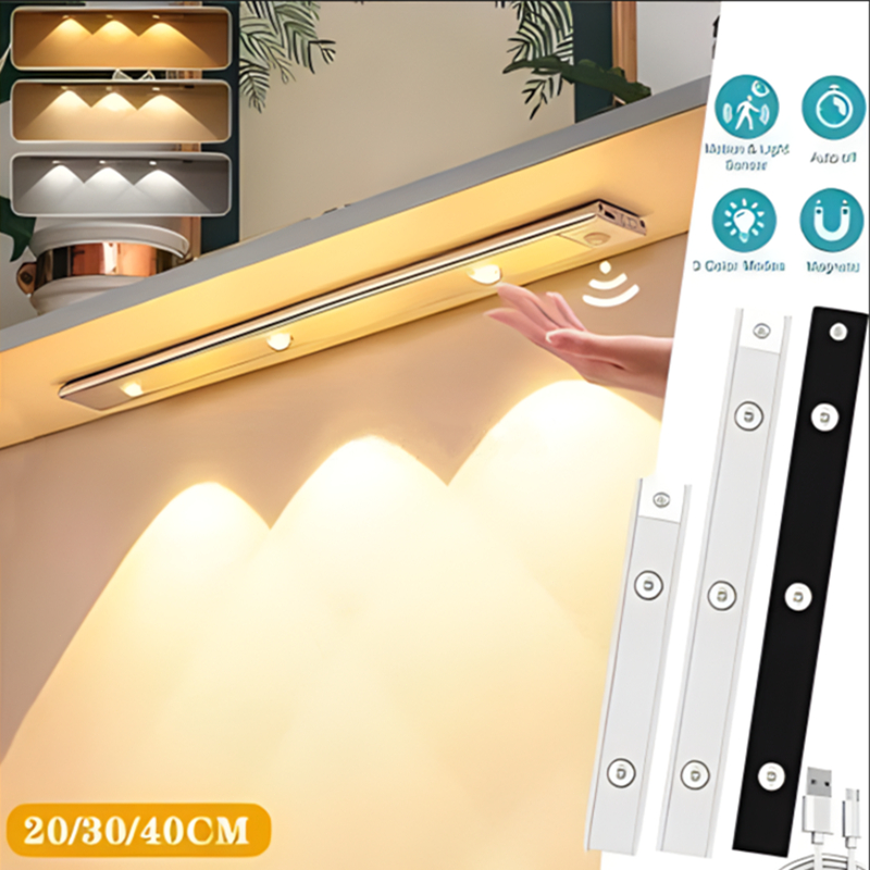 Motion Sensor Smart Led Light For Cabinet Multi Purpose Light Rechargeable Magnetic Licer LED ...