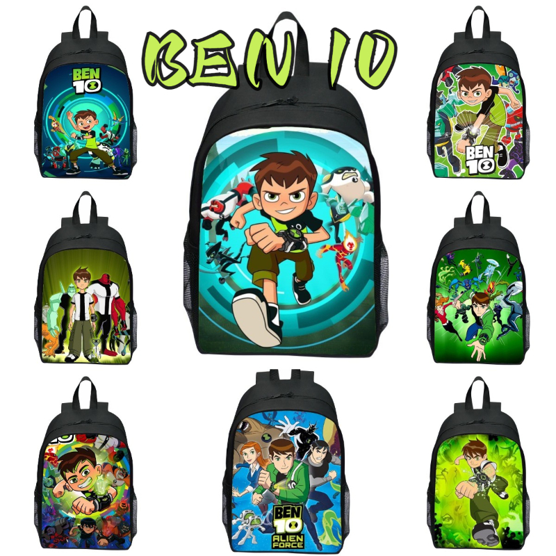 Children's Backpack 3D Cartoon Pattern BEN10 Student Schoolbag ...