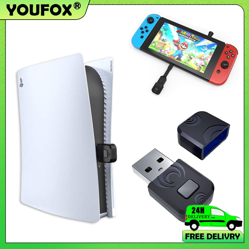 PS4/ PS5/ Switch Wireless Bluetooth Headphone Adapter Transmitter PC ...