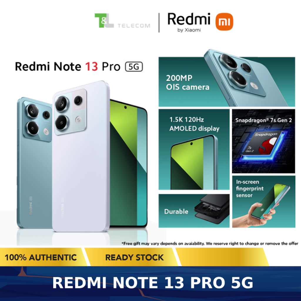 Xiaomi Redmi Note 13 Pro 5G Smartphones 8GB+256GB/12GB+512GB 200MP OIS ...