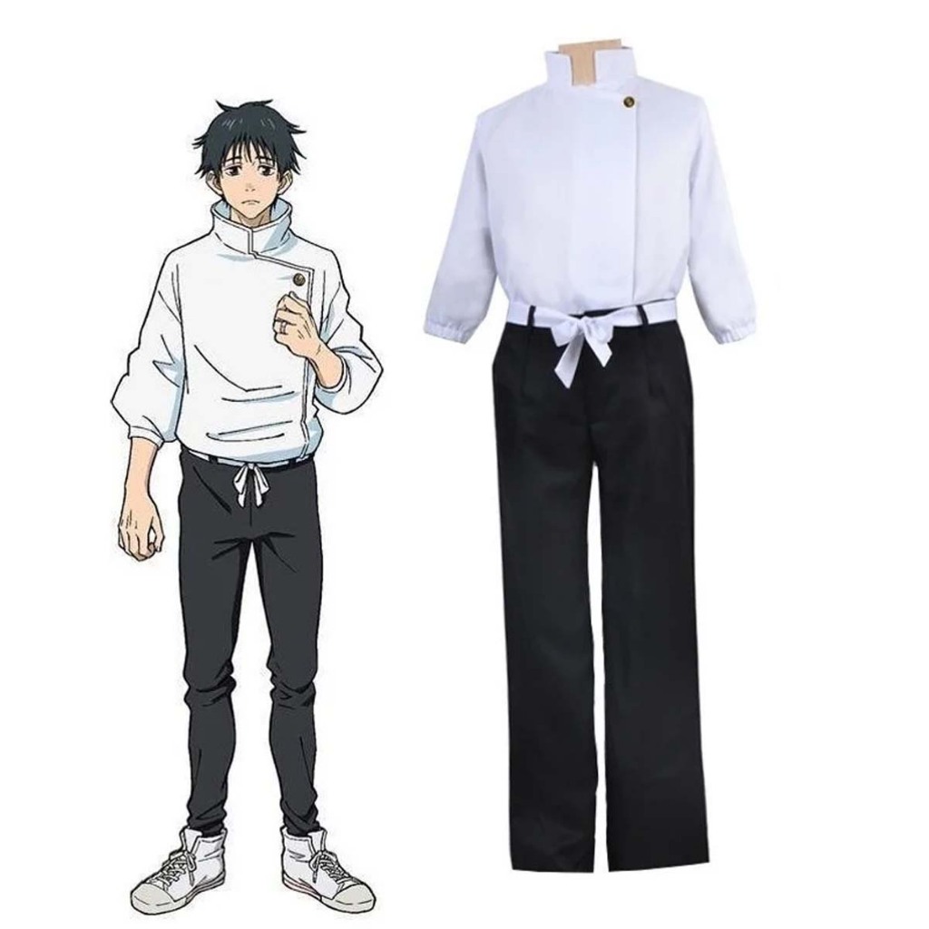 Anime Jujutsu Kaisen Yuta Okkotsu Cosplay Costume Men Women Halloween ...