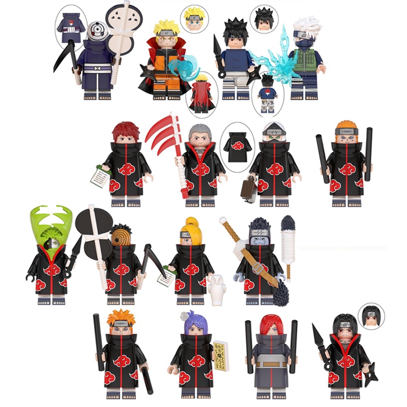 Naruto Minifigures Building Blocks Mini Action Figure Building Blocks ...