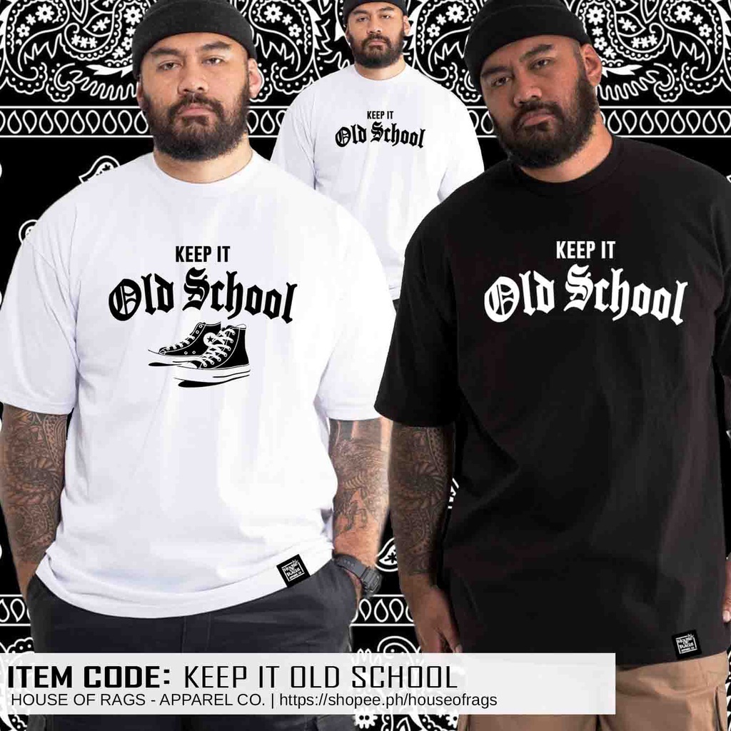 KEEP IT OLD SCHOOL CHUCKS - PRO CLUB INSPIRED TEES | Shopee Philippines