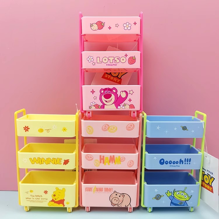 Miniso MINISO Premium Pixar Disney Three-Tier Trolley Three-Eyed ...