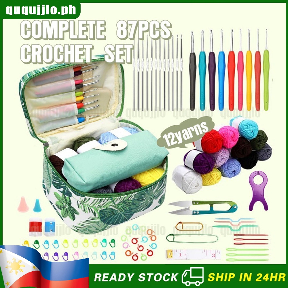 【2024 New】Beginner Crochet Kit For Adults Knitting Starter Kit Adults ...