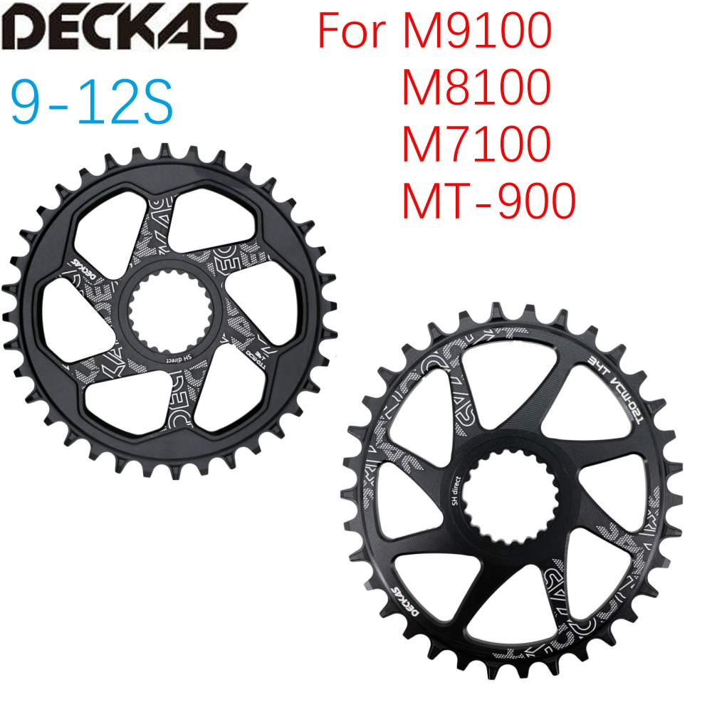 Deckas Direct Mount Chainring Round Oval for 12 Speed Shimano M9100 M8100 M7100 M6100 Xtr 28t ...