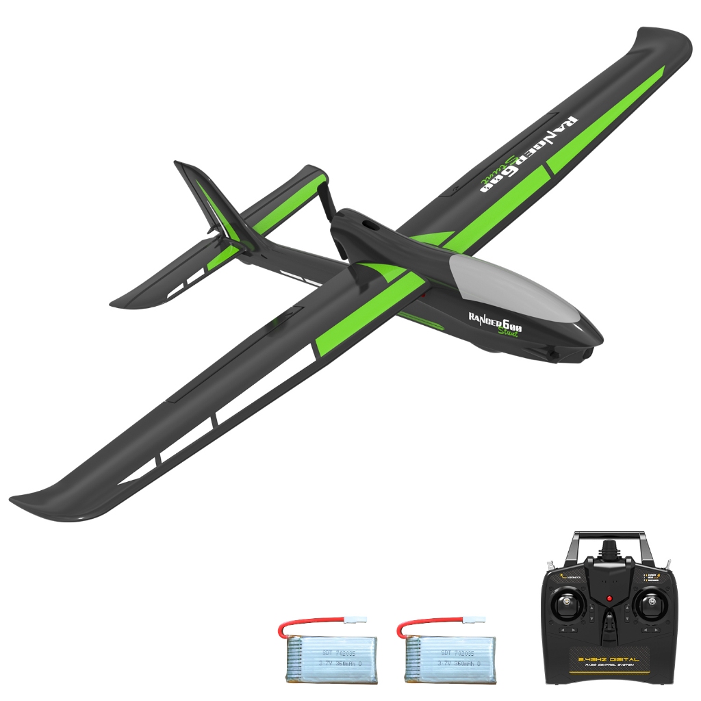 VOLANTEXRC RC Airplane EPP Foam 2.4GHz 4 Channel Ranger600 Fixed Wing 6 ...
