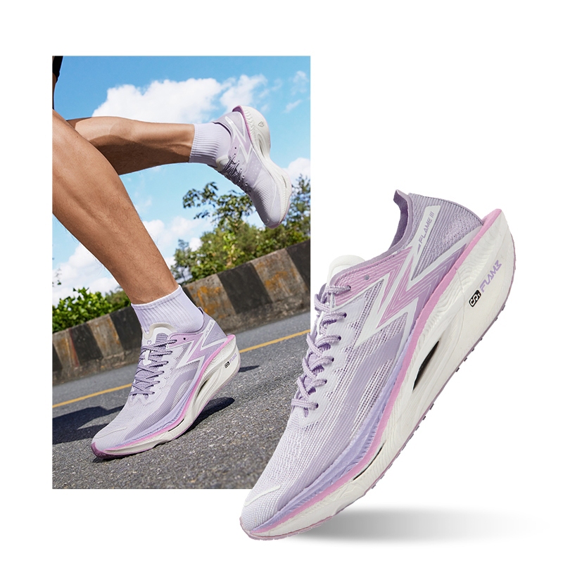 361 Degrees Flame 3.0 Men Running Shoes Marathon Carbon Plate Racing ...