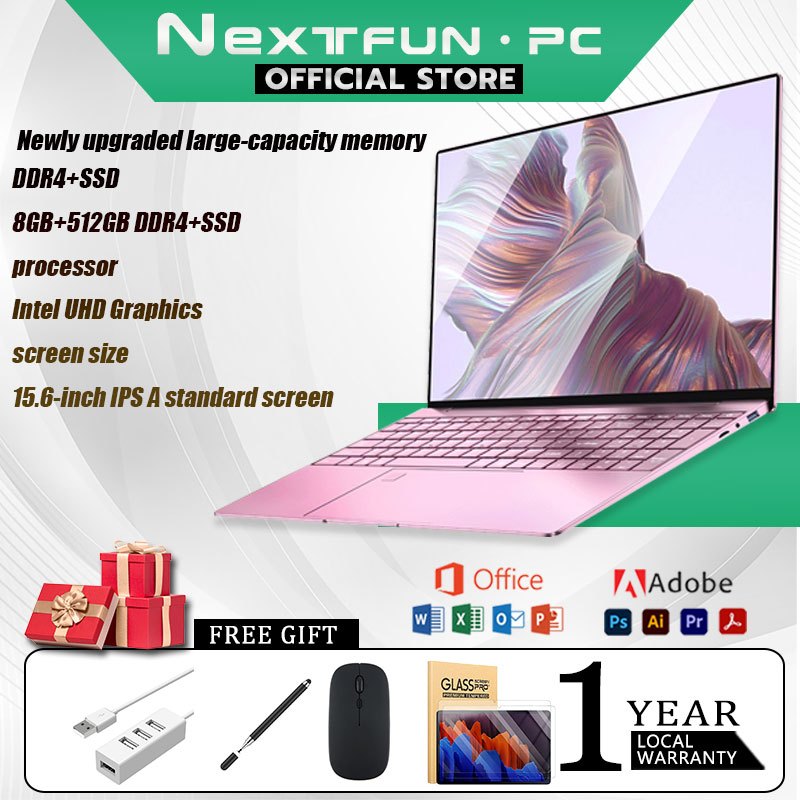 Nextfun Intel UHD Graphics Laptop 15.6-inch IPS A standard screen with ...