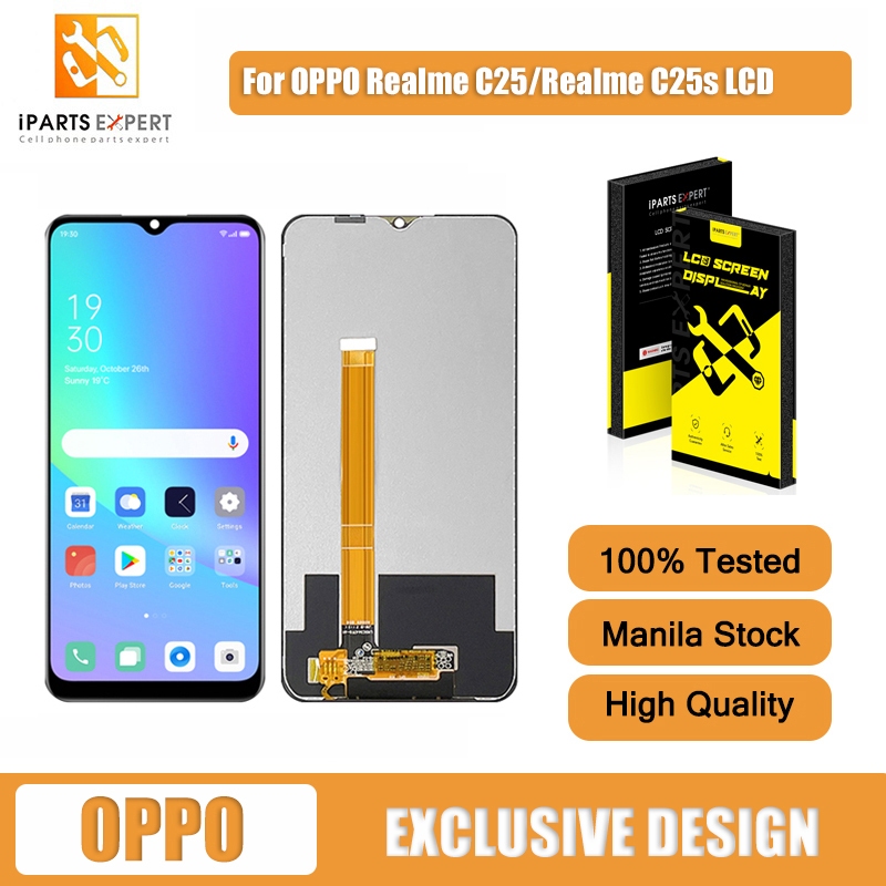 【Local Stock】IPARTSEXPERT LCD For OPPO Realme C25 RMX3193 RMX3191 LCD Screen Realme C25s LCD ...