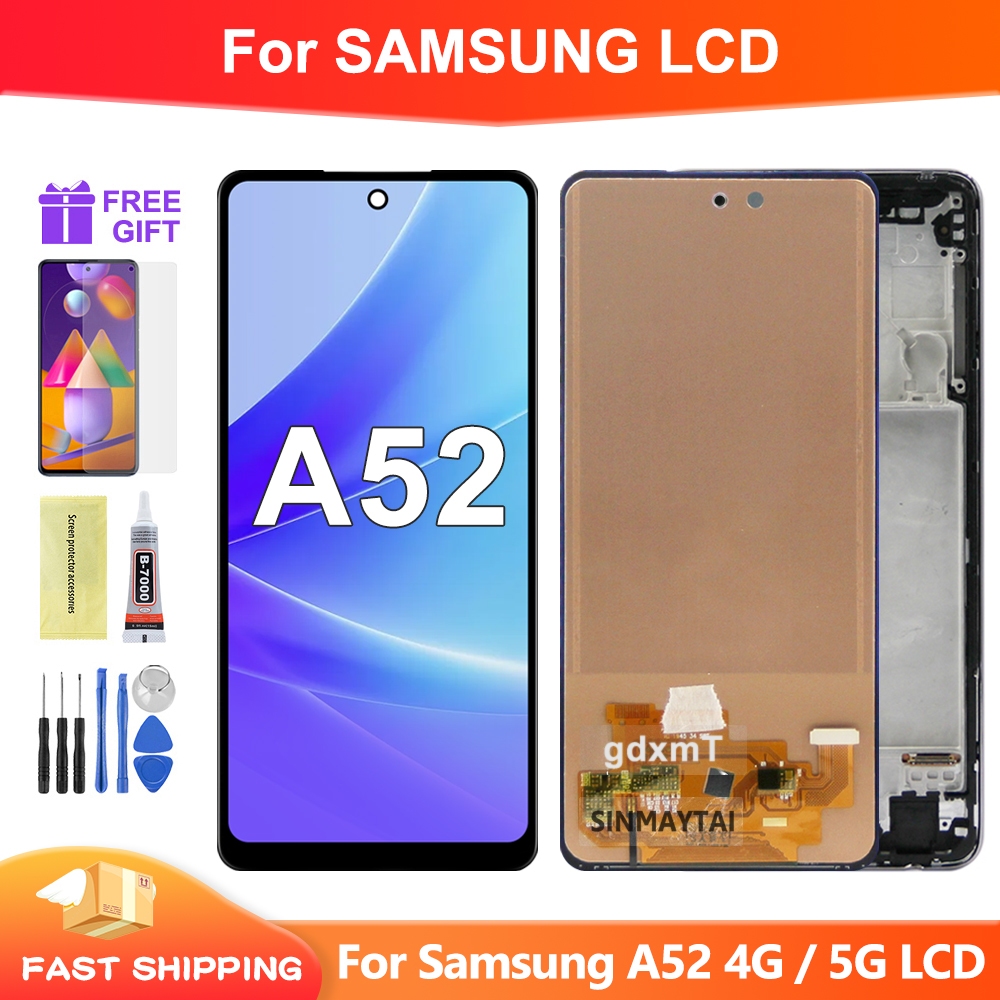 For Samsung A52 4G 5G / A52S 5G A525 A526 A528 LCD Display Touch Screen ...