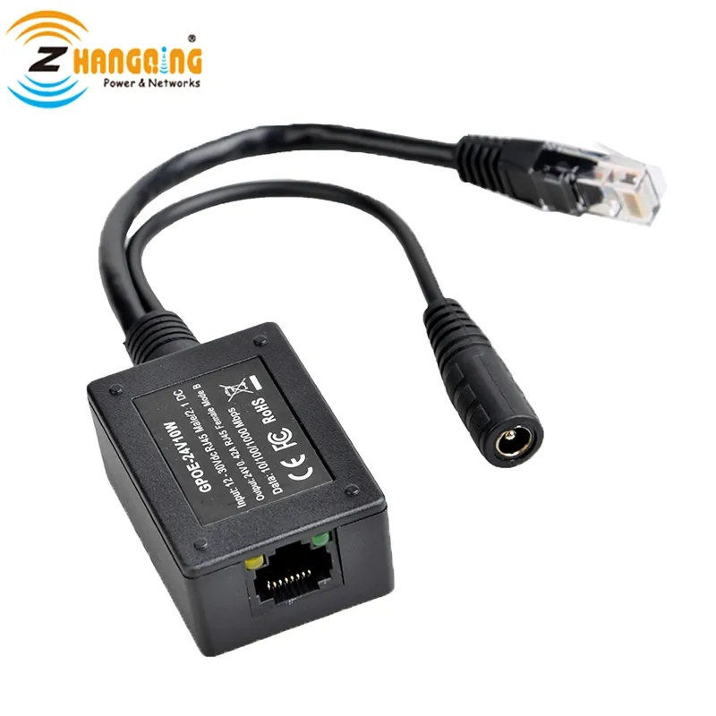 24V 48v Gigabit PoE Converter Input12-30V , Output 24V PoE set up ...