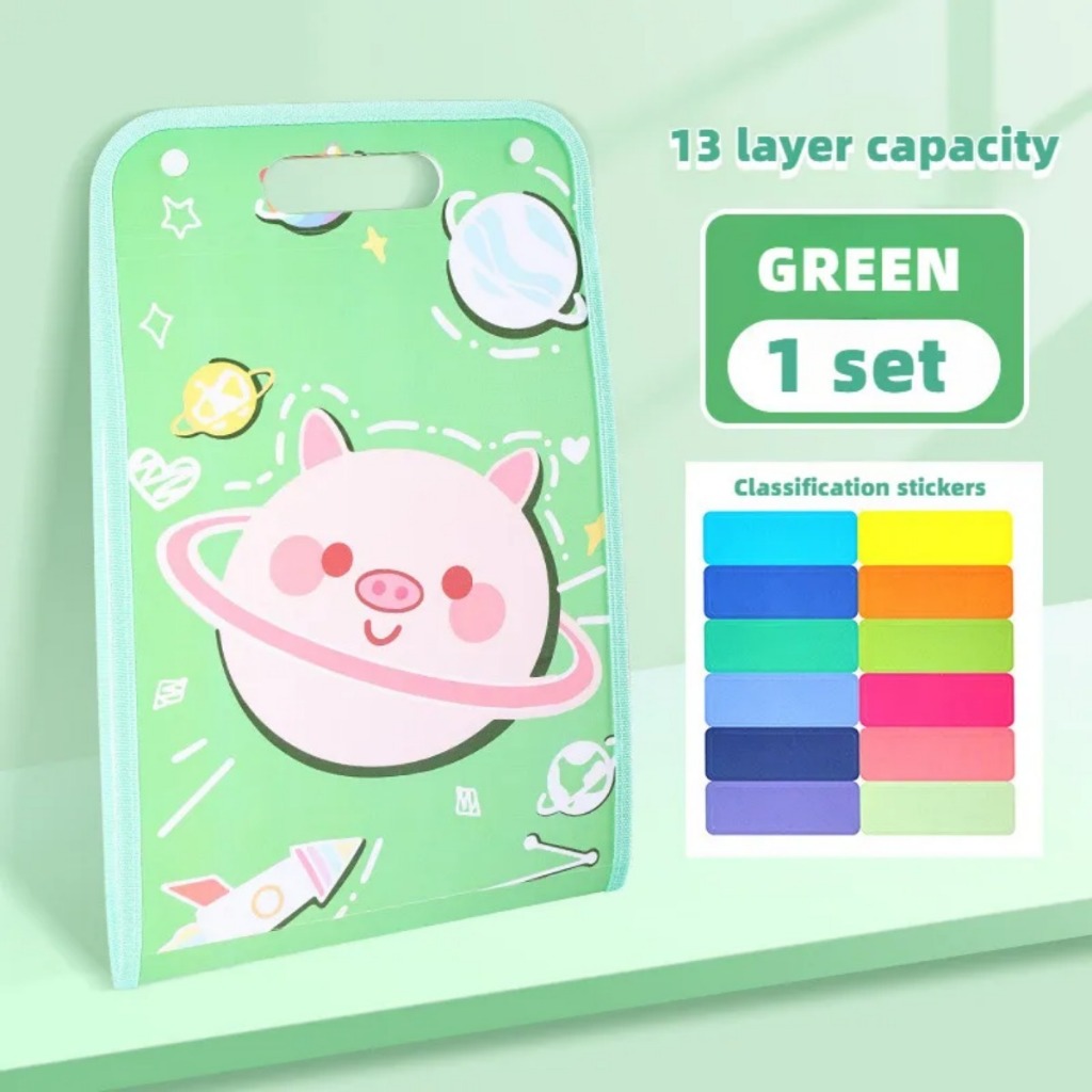 Long Expandable File Folder Organiser Multi-Layer Envelope Organizer ...