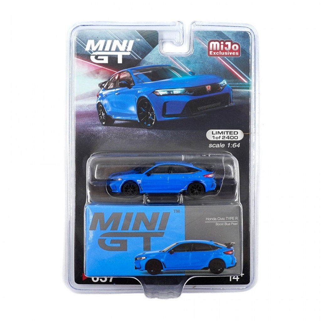 Mini GT MGT00637-MJ 637 1/64 HONDA CIVIC TYPE R FL5 BOOST BLUE PEARL ...