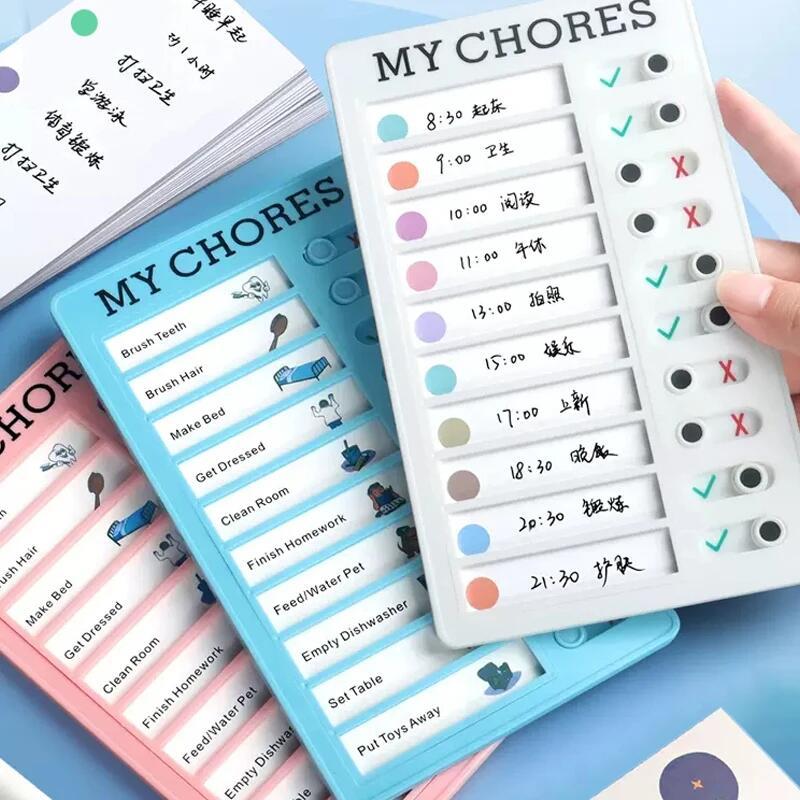 Multi-purpose Wall Hanging Check List Kawaii Self Discipline Memo Board ...