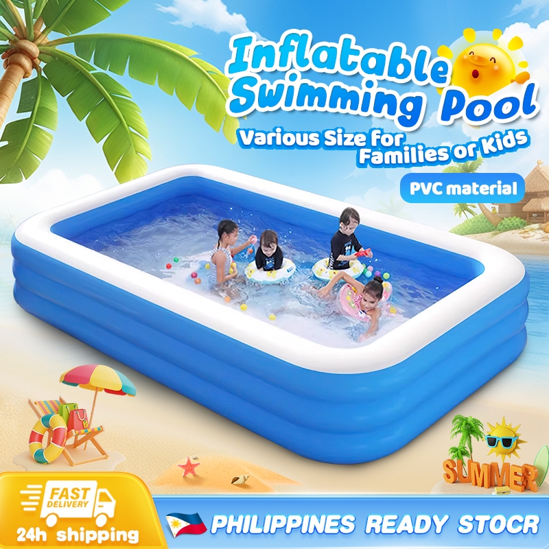 Inflatable Swimming Pool For Kids /Baby /Adults Swimming Pool Air Pump ...