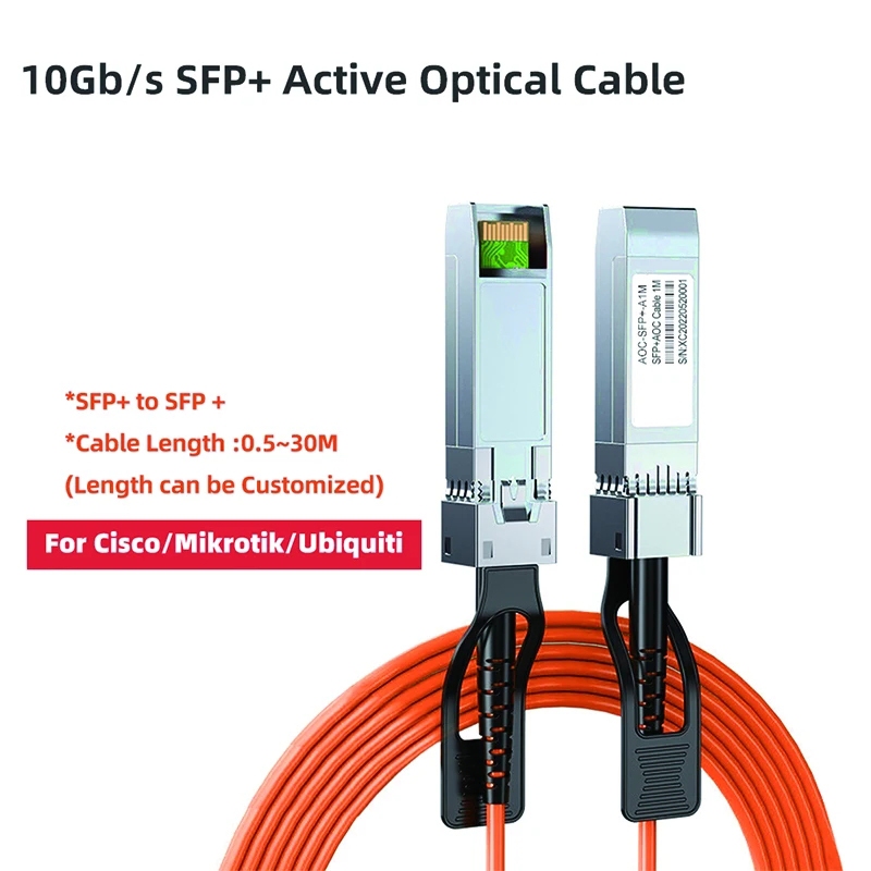 AOC Cable 10GB SFP OM2 3/5/7/10/20M 10GB ASE Active Optical SFP Cable ...