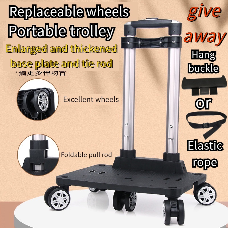 Portable Travel trolley Multifunctional Fordable Trolley Shopping ...
