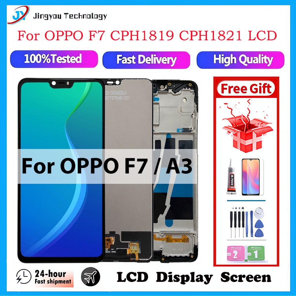 Original Screen For OPPO F7 CPH1819 CPH1821 LCD Display Touch Digitizer ...