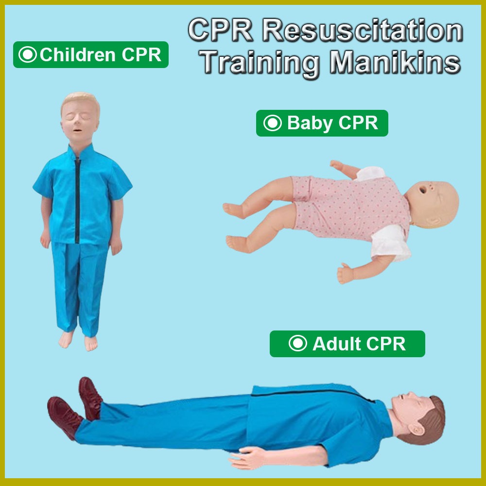 Baby/Children/Adult CPR Resuscitation Training Manikins Infant First ...
