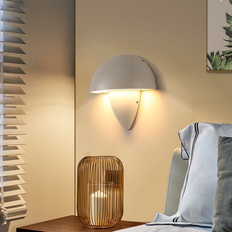 Minimalist modern black and white dual color wall lamp corridor ...