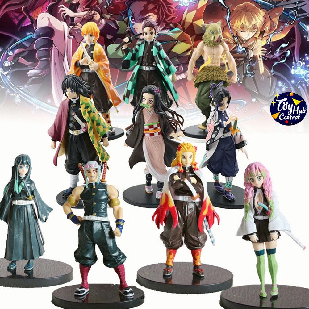Demon Slayer Figure Home Office Desktop Ornament Children Collectible ...