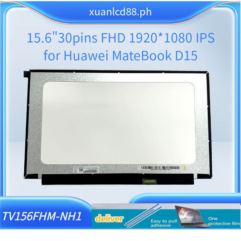 15.6 Laptop LCD Screen TV156FHM-NH1 for Huawei MateBook D15 BOh-WAQ9R ...