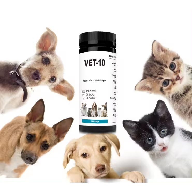 Pet Test Strips for Dogs, Cats, and Other Animal Pets. Accurate Urine ...