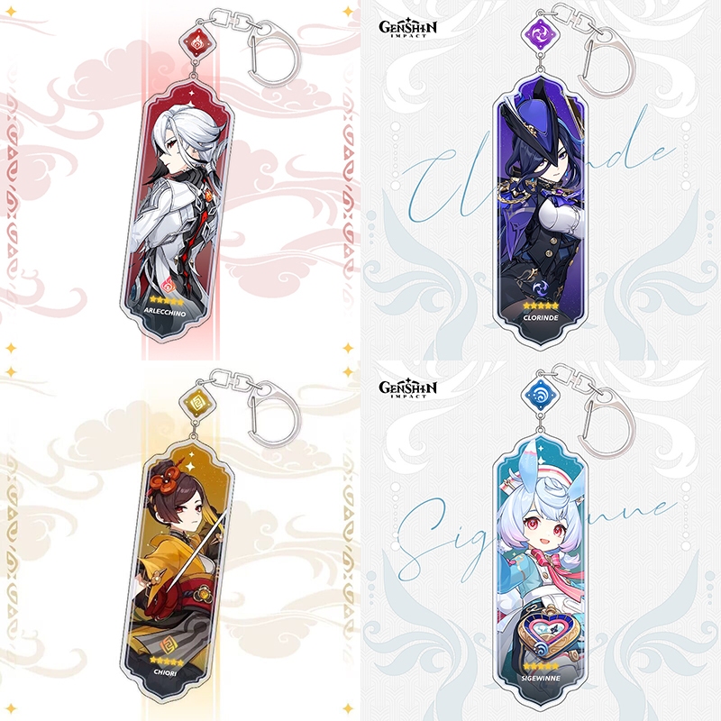 genshin impact keychain Kinich Knave Mualani long pendant | Shopee ...