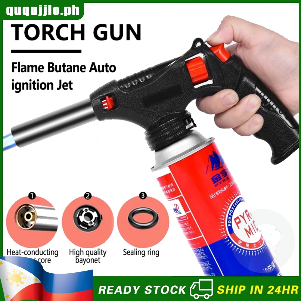 【Fast delivery】 latest model blow torch gun Heating BBQ Flame butane ...