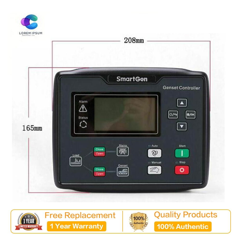 Original Smartgen Controller Panel HGM6120N Generator Genset Auto Control Module | Shopee ...