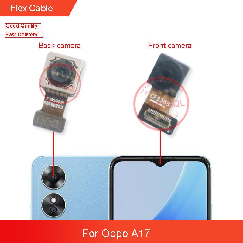 Original Front Back Camera For Oppo A17 Main Facing Camera Module Flex ...