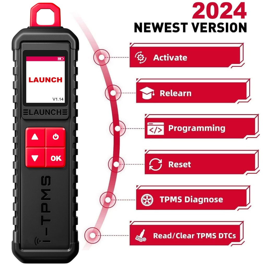 2024 LAUNCH New X431 i-TPMS(TS Gun) TPMS Car Tire Pressure Inspection ...