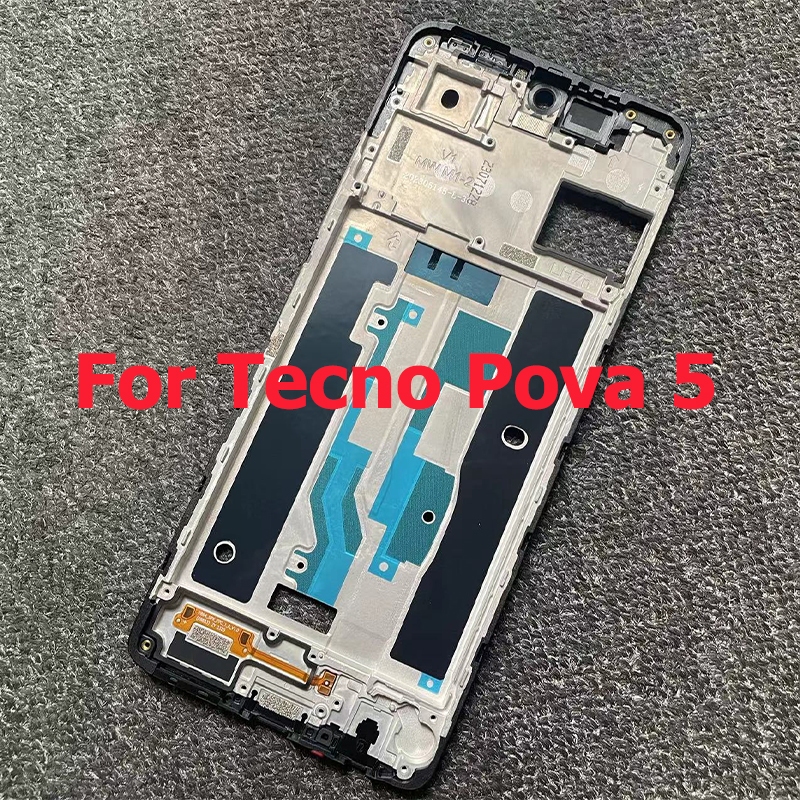 For Tecno Pova 5 LH7n Phone Screen Plate LCD Bezel Housing Middle Frame ...
