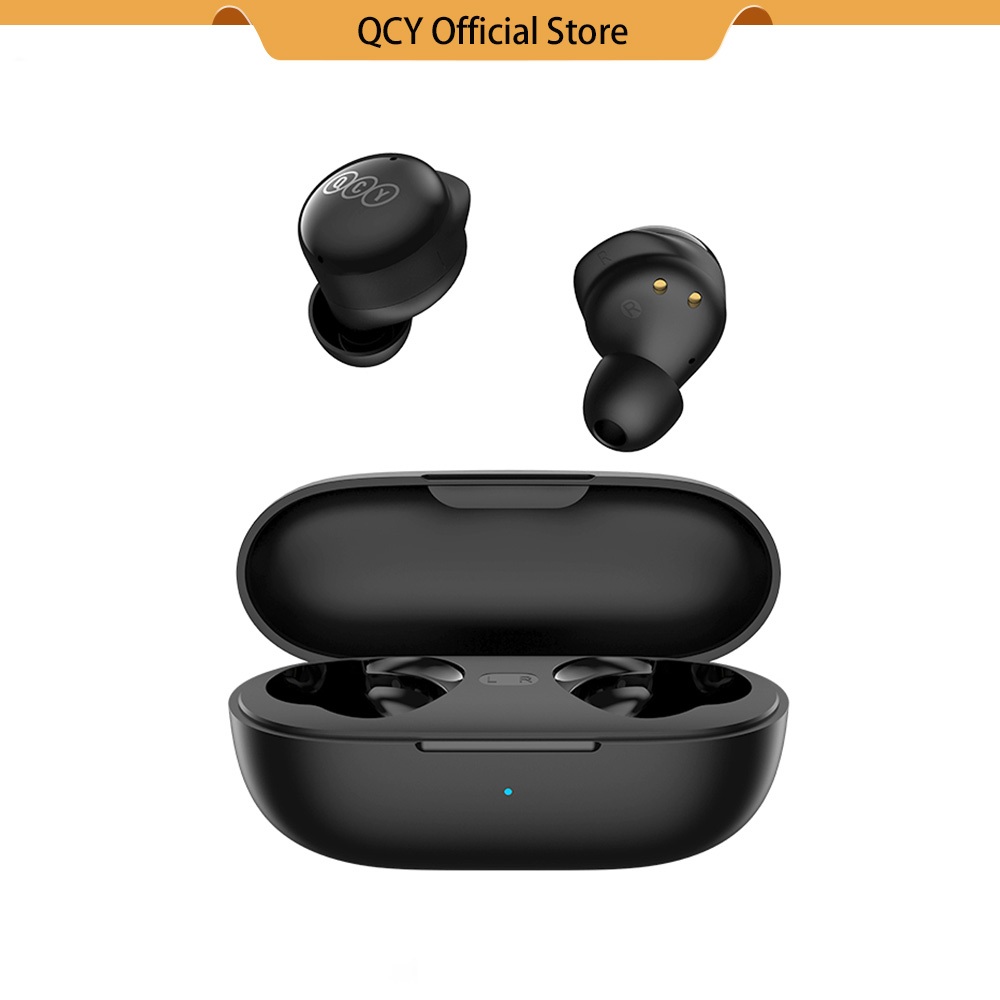 QCY T17 Bluetooth 5.3 Wireless Earphones Handfree TWS Touch Control Earbuds Low Latency Mode ENC ...