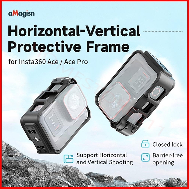 JR aMagisn ABS Plastic Protective Frame for Insta360 Ace Pro/Ace ...