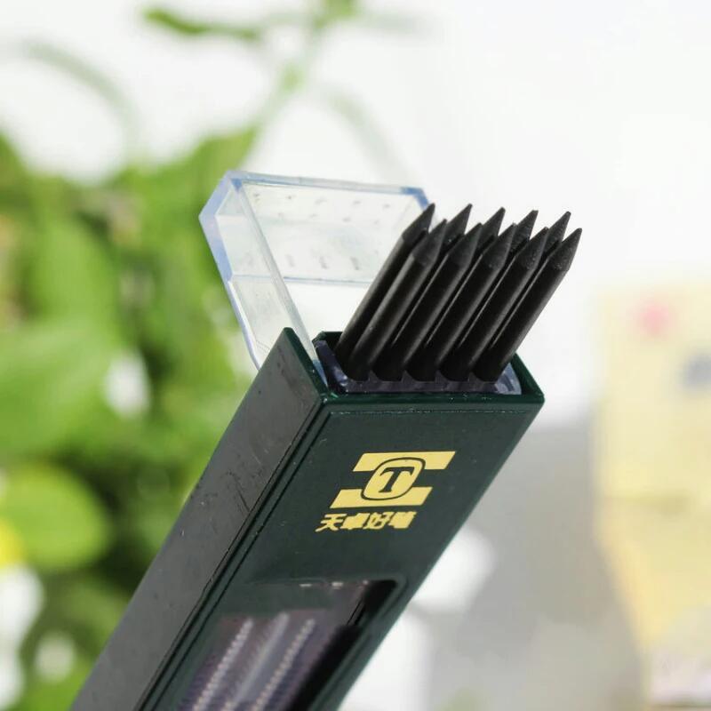 10pcs/box 2B HB Black Mechanical Pencil Lead Refill 2mm Automatic Lead ...