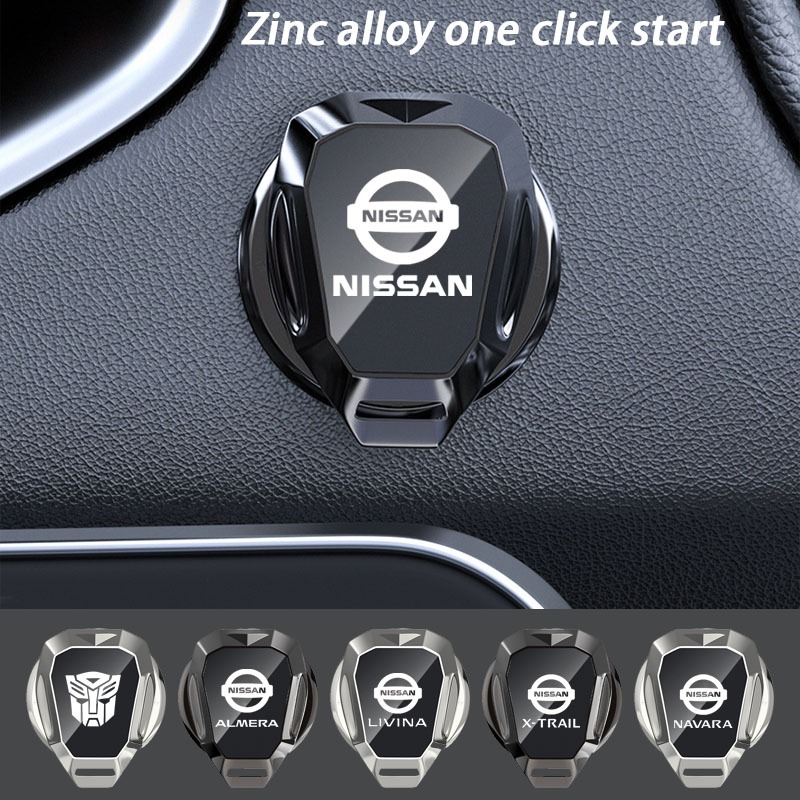 Nissan car New one click start modification button decoration zinc ...