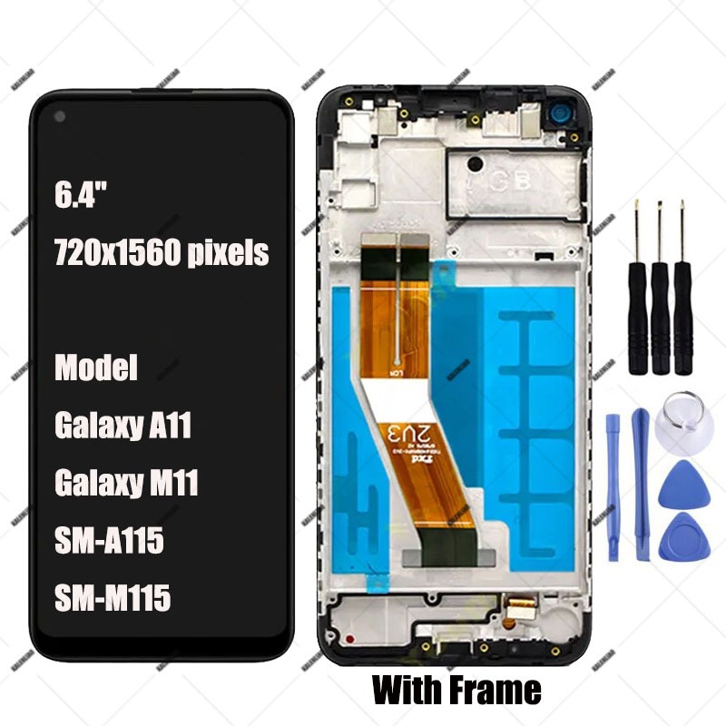 Samsung Galaxy M11 / A11 / SM-M115F LCD Display Touch Screen Digitizer ...